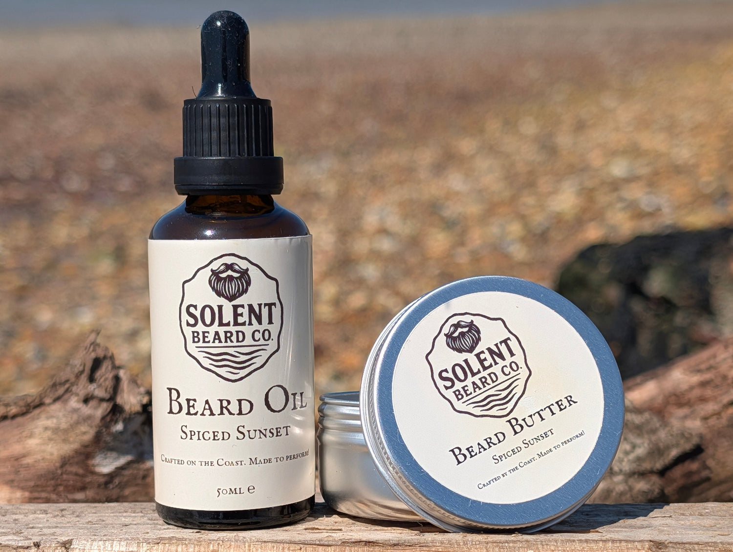 Solent Beard Co. Premium UK Beard Care for Coarse, Wiry Beards
